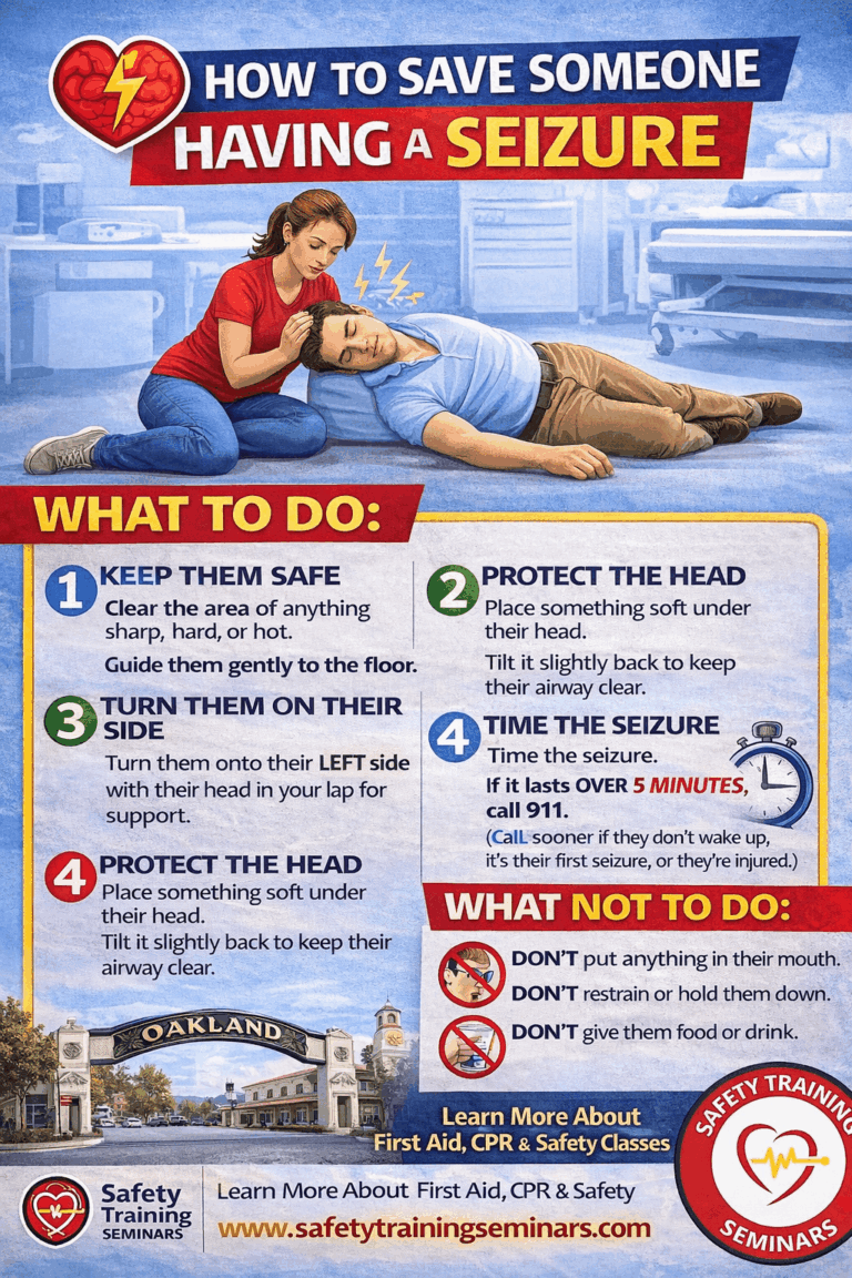 How to Help Someone Having a Seizure - Sacramento CPR BLS Certification ...